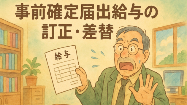 【事前確定届出給与の訂正・差替】｜ふくろう税理士｜coconalaブログ